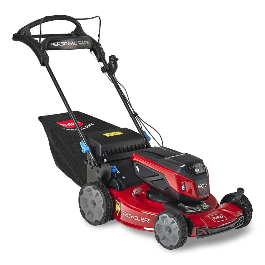 Toro 60V Max* 22'' Recycler® w/ Personal Pace® & SmartStow® Lawn Mower ...